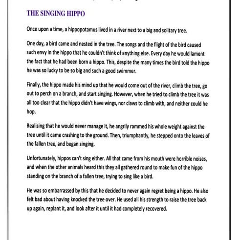 Good reader Bonus - 2025-26 .pdf The singing hippo | PDF