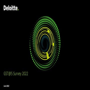 Goods and Services Tax in India - Deloitte | PDF | Business Accounting ...