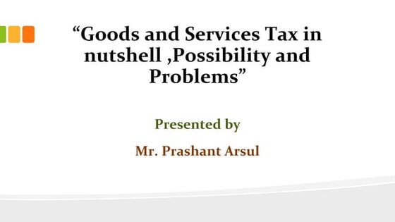 Hospitality gst (1) | PPT
