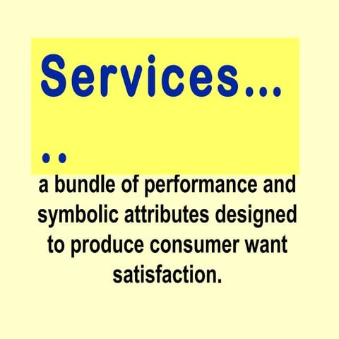 Good services charactersitics | PPT