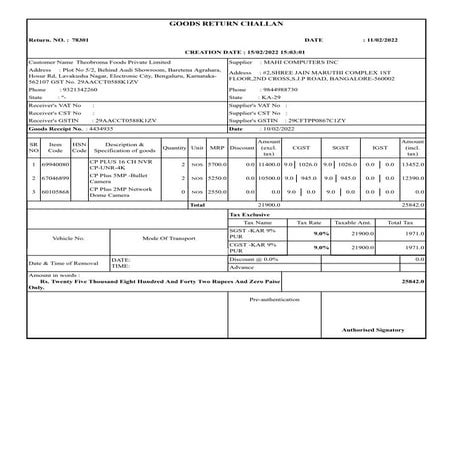 GRN NO 4434953 INVOICE NO 1651.pdf