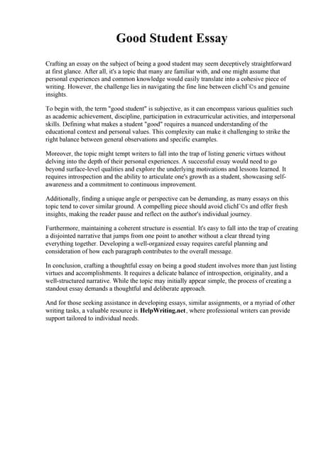 Essay On Good Student.pdf