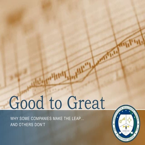 Good To Great - Concepts | PPT
