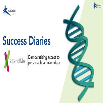 Success Diaries - 23andMe | PDF