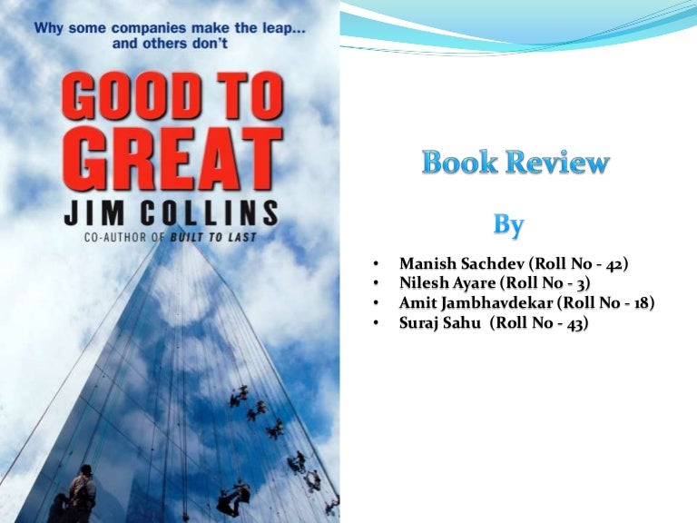 Good to great book review-ver 1.5