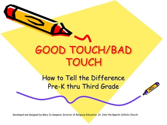 Good touch bad touch(safe and unsafe touch) | PPT | Internet for ...