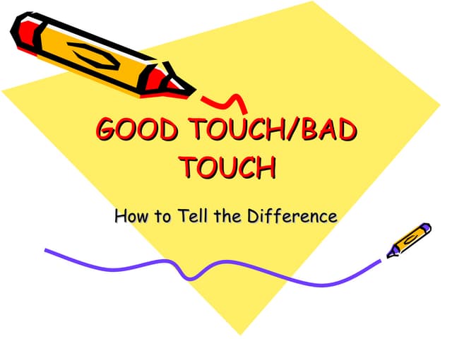 Good touch bad touch | PPTX