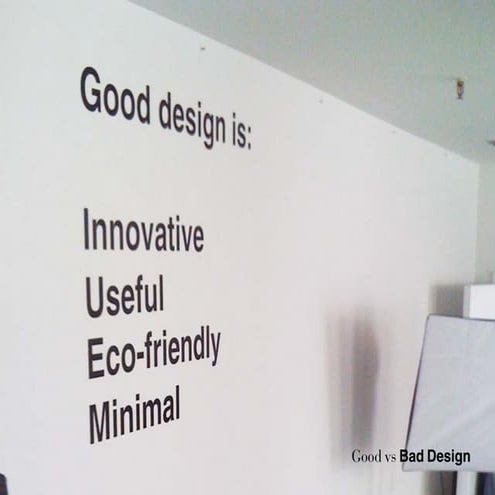 Good vs bad design | PPT