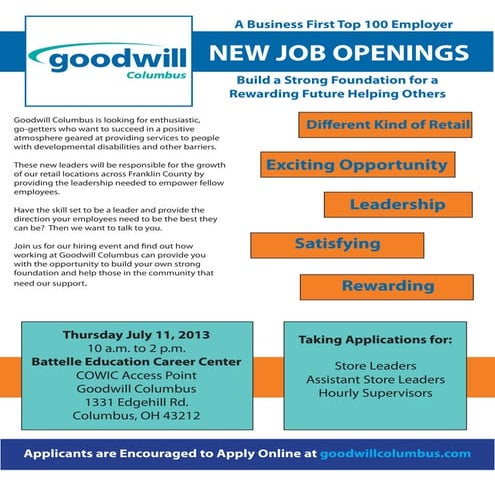 Goodwill Letter | PDF