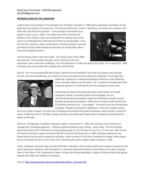 Goodyear presentation | PPTX | Marketing and Advertising | Business