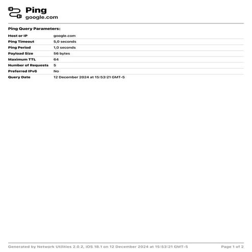 GoogAp.pdf document internet and ping application | PDF