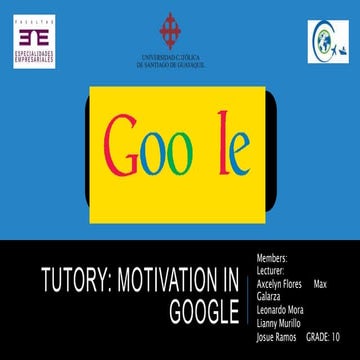 Google´s labor motivation factors | PPTX