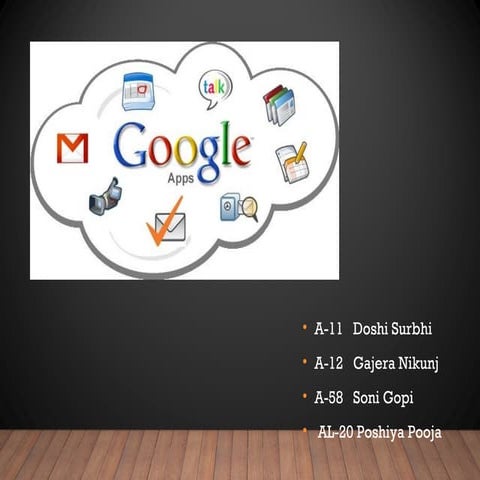 Google apps-overview | PPT