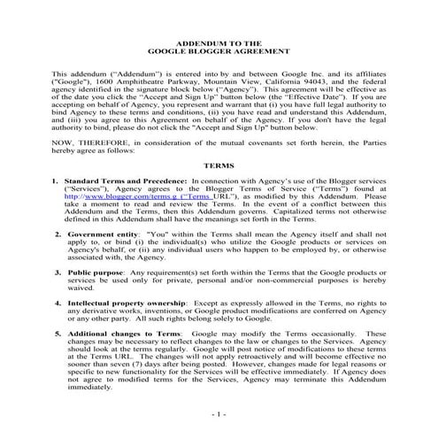 Bing Terms of Service (TOS) Amendment | PDF