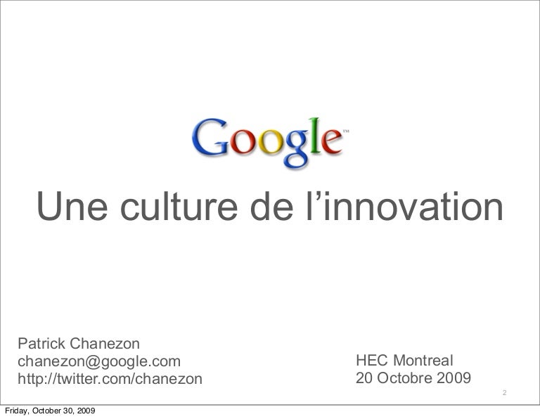 Google Innovation Culture