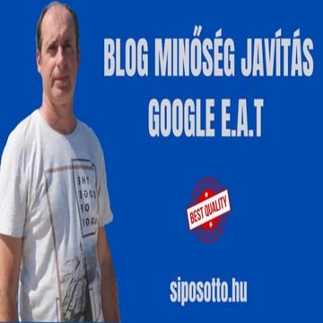 Google EET faktorok - Sipos Otto ClearOnline | PPT