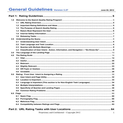 Google guidelines | PDF