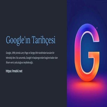 Google tarihi sunum | PPTX