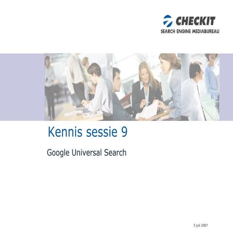 Google Universal Search | PPT | Technology & Computing