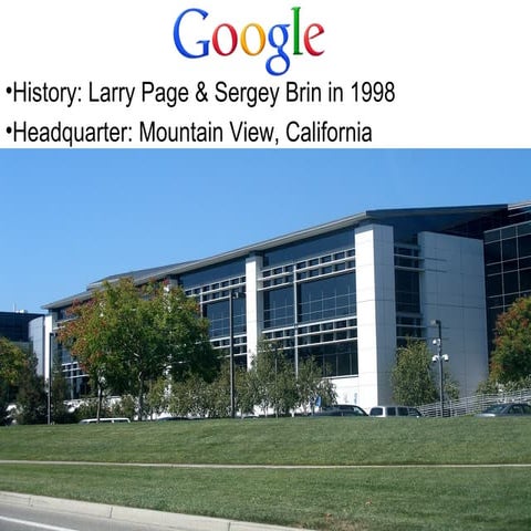 The Google story (Book Presentation) | PPTX