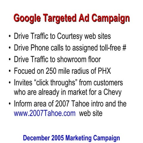 Google Adwords Automotive Advertising Examples | PPT | Business ...