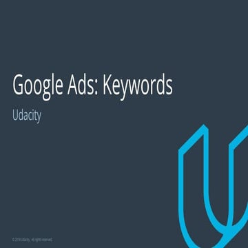 Learn Google Ads: Keywords | PDF