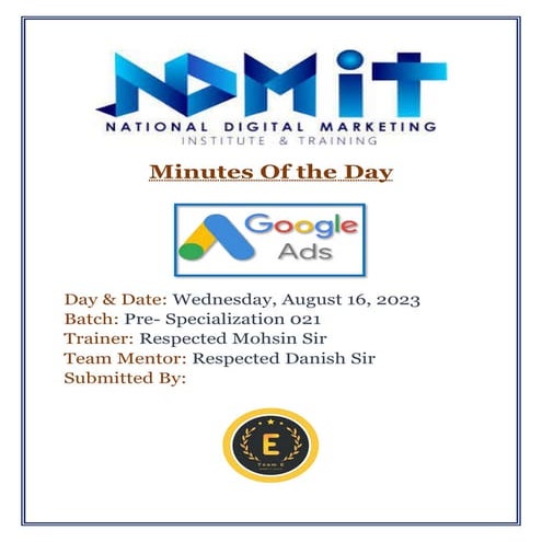 NDMIT | PDF