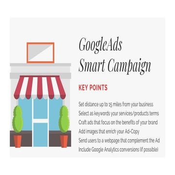 Google Ads Smart Campaigns to promote Local Businesses | PDF