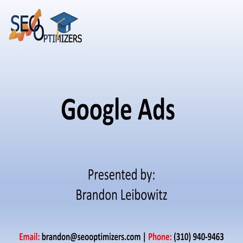 Google Ads Webinar | PPTX