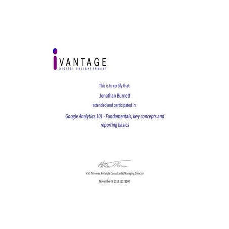 Google Analytics 101 | PPT