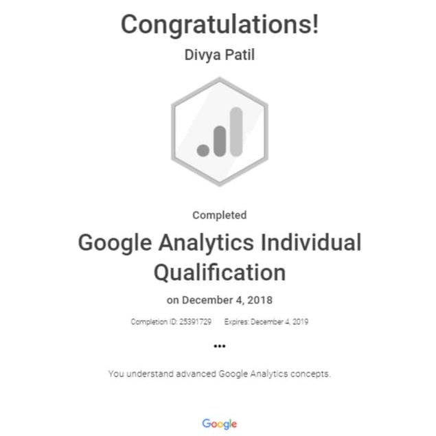 Google analytics individual certification | PDF