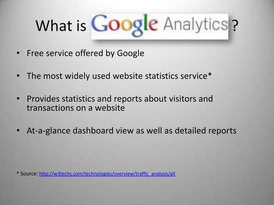 Google Analytics ppt | PPT