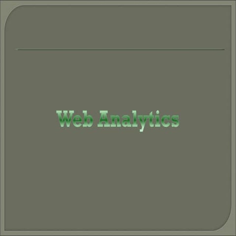 Web Analytics Basics | PPT