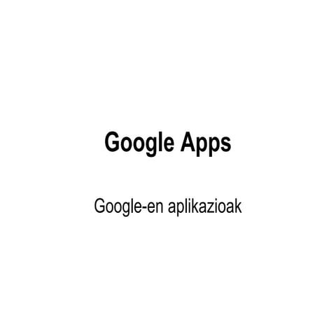Google Apps Ppt