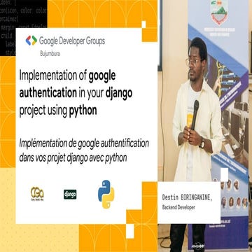 Google Authentication in Python - Destin.pdf | Web Development | Internet