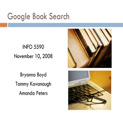 Google Book Search Presentation | PPT