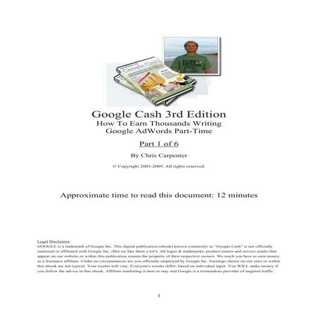 Google cash part1 | PDF