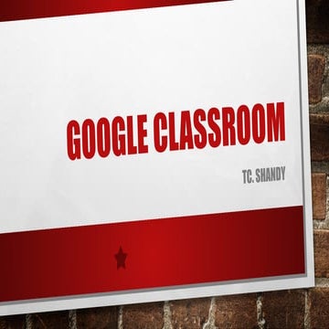 Materi tentang google classroom untuk siswapptx | PPTX