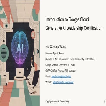 Google Certified Gen AI Leader Exam Prep Course - Ms. Oceana Wong | PDF