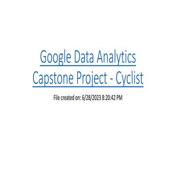 Google Data Analytics Capstone Project - Cyclist.pptx