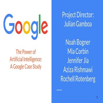 Google - Social Media Strategies (Digital Marketing Today: F17) | PPT ...