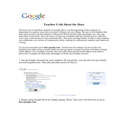 Google Docs | PDF
