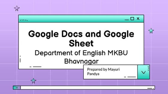 Introducing google sheets and how to use it | PPTX