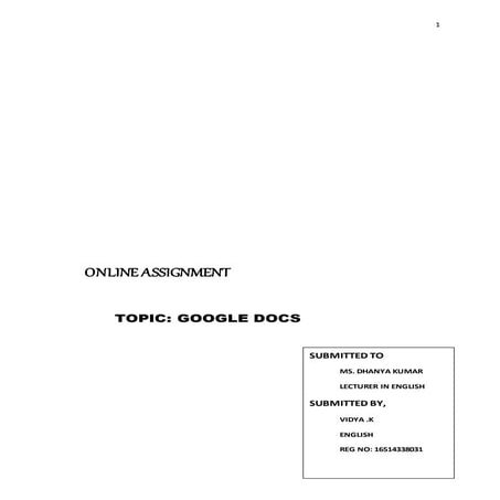 ONLINE ASSIGNMENT | DOCX | Desktop Publishing | Computer Software and Applications