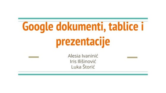 Google Dokumenti | PDF
