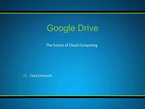 OneDrive Presentation | PPTX