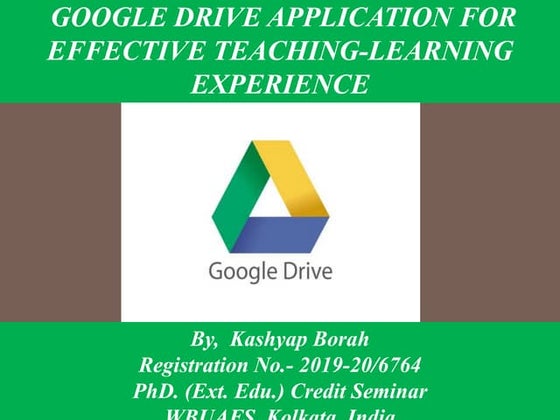Google Drive Tutorial | PPT