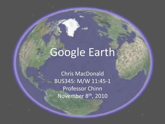 Google earth | PPTX