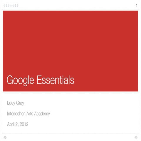 Google Essentials | PDF