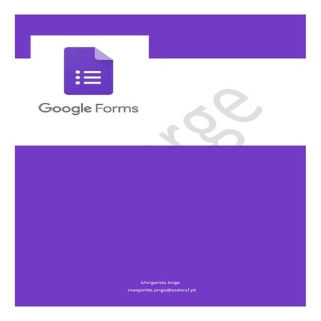 Google forms - tutorial | PDF